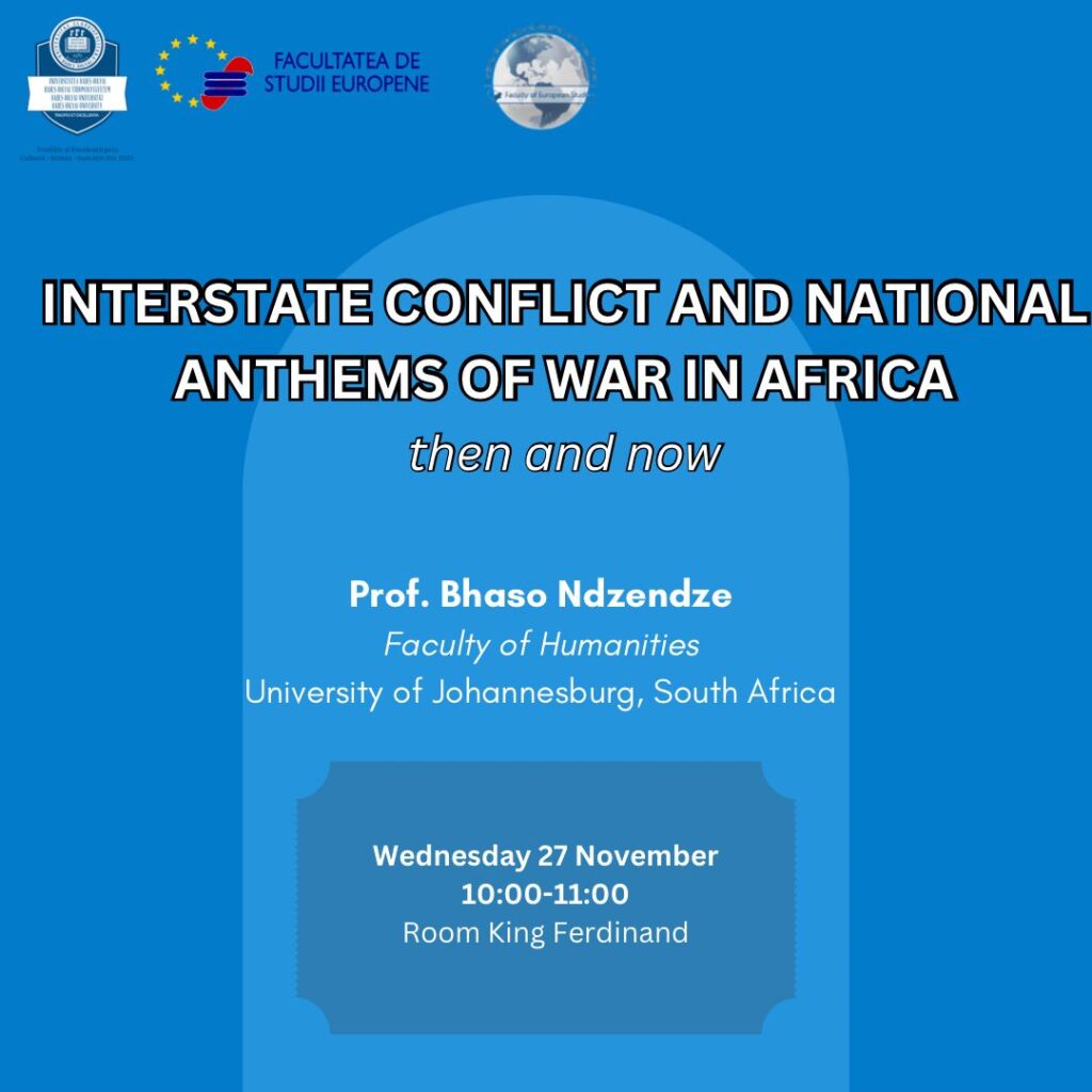 Interstate Conflict and National Anthems of War in Africa – Direcția ...
