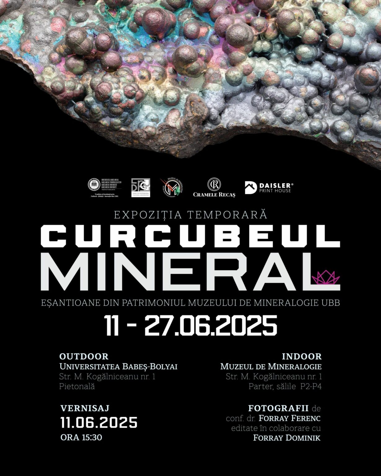 Curcubeul Mineral – eșantioane din patrimoniul Muzeului de Mineralogie ...